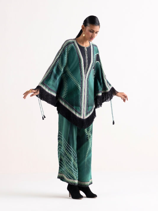 Buy Luxury Rubama Green Latest Co-Ord Sets For Women – Kamaali Pret