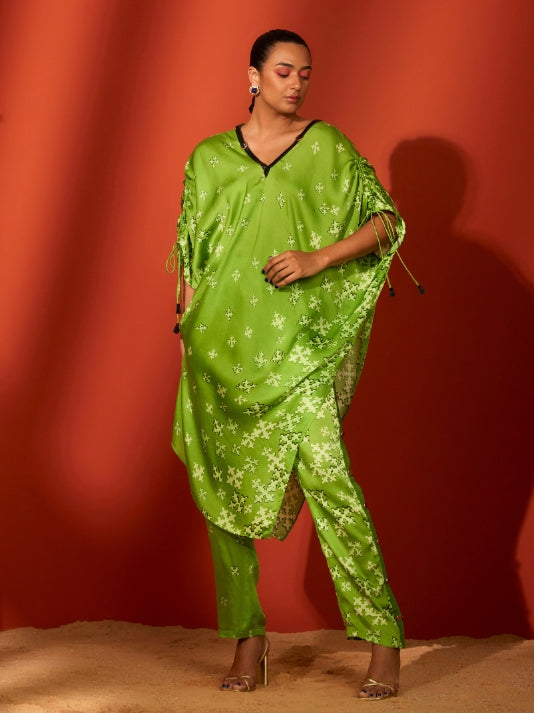 Shop Kei Green Women's Luxury Co-Ords Set Online In India – Kamaali Pret